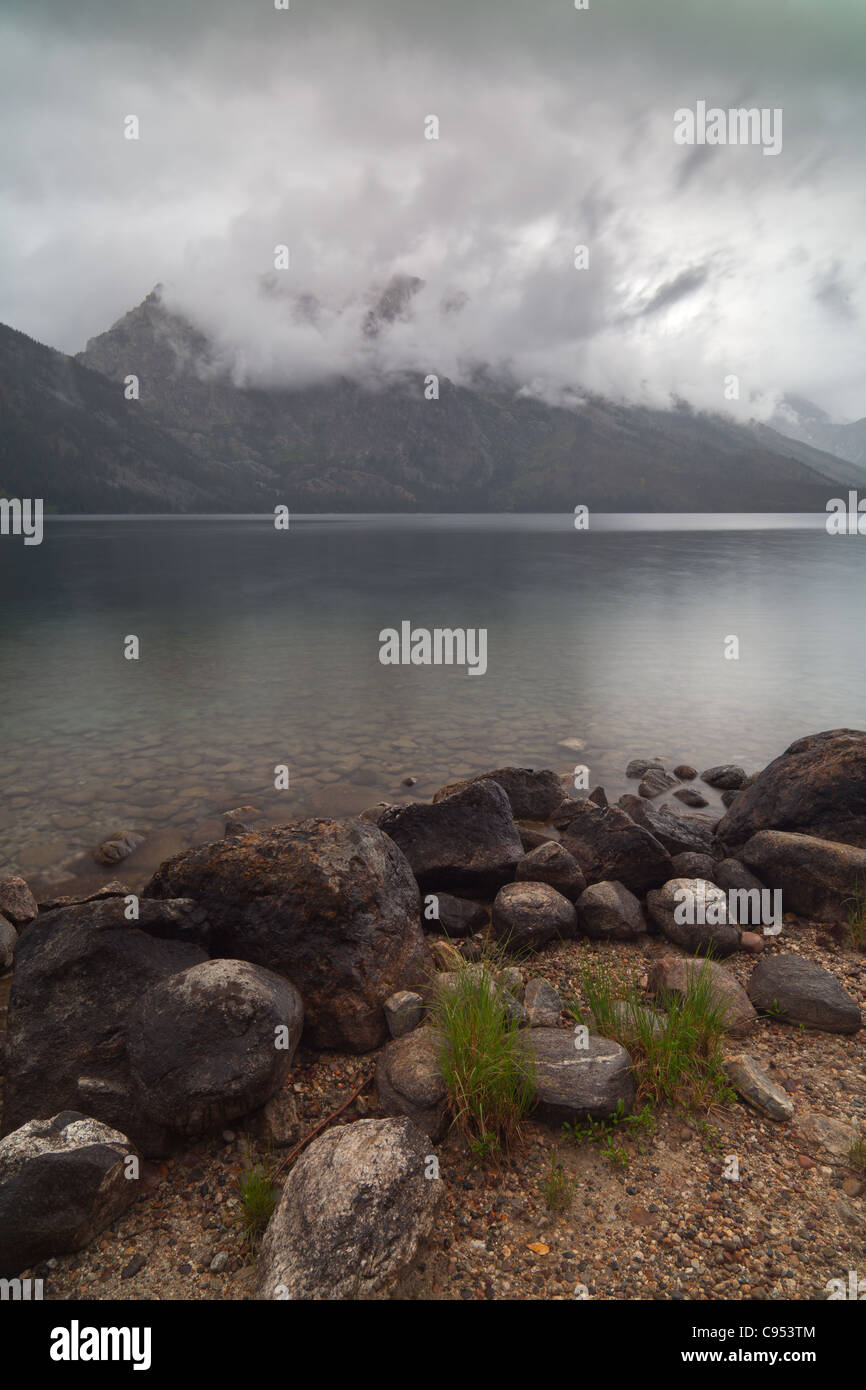 Jenny Lake in the Grand Teton National Park was formed approximately ...