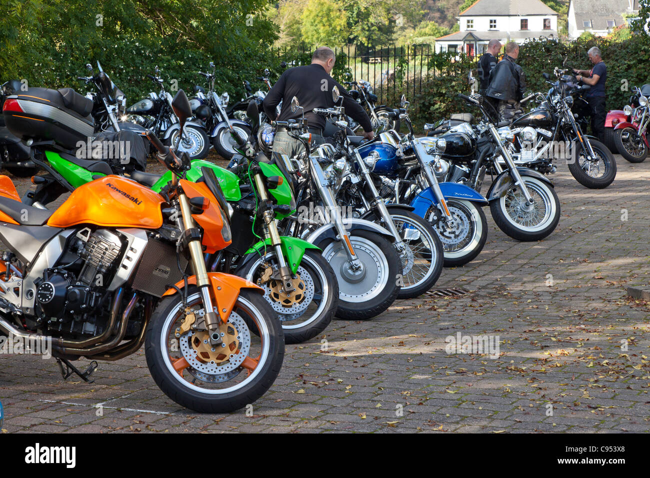 Bikers bikes hi-res stock photography and images - Alamy