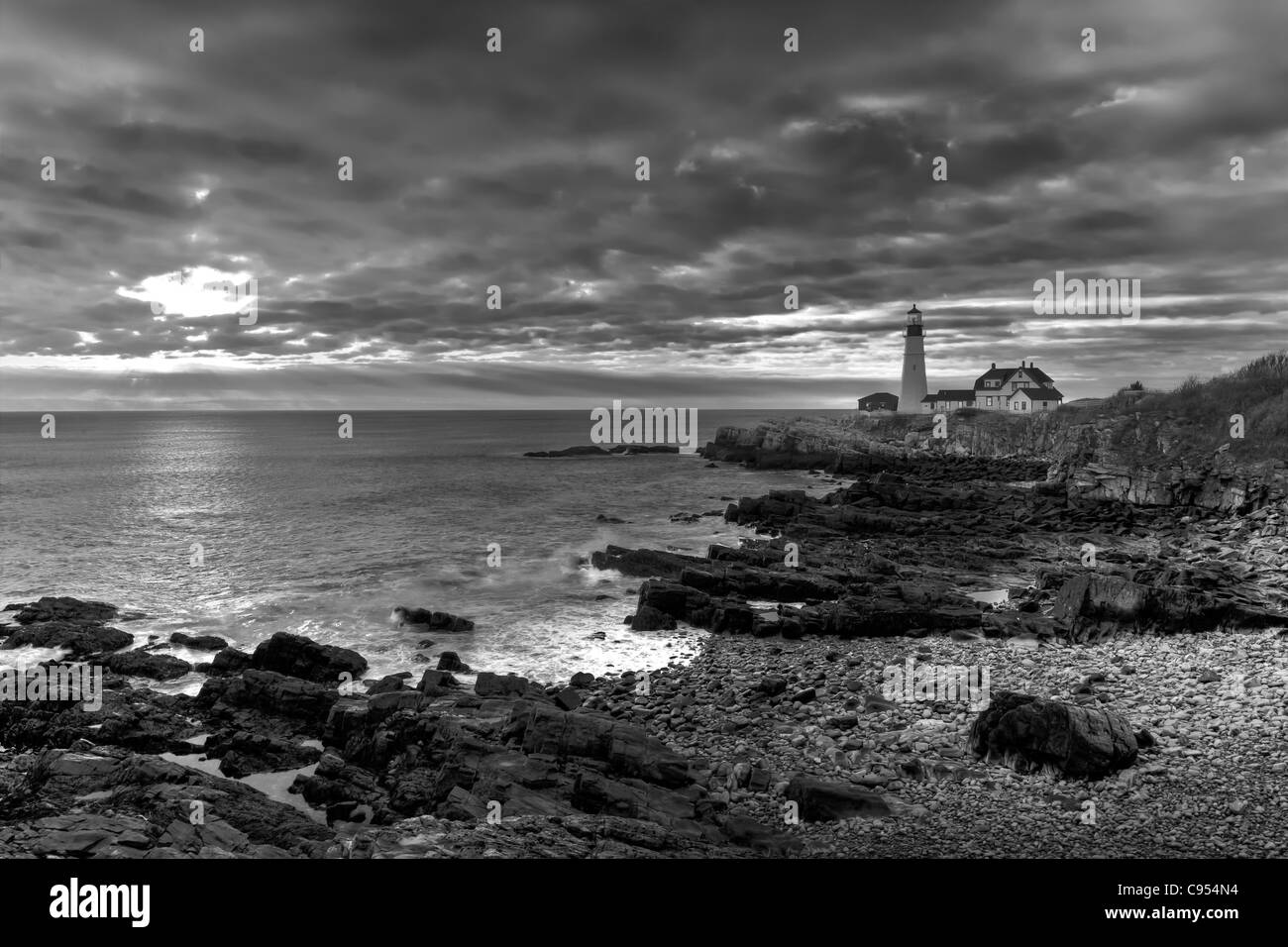 Portland head lighthouse hi-res stock photography and images - Alamy