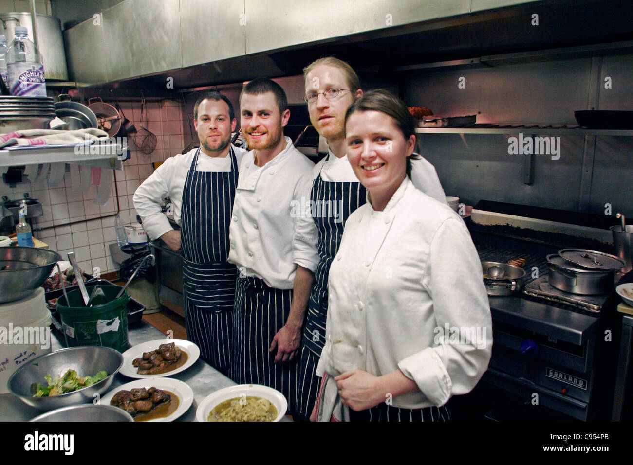 Saint john restaurant cooks london uk food chef fergus henderson hi-res ...