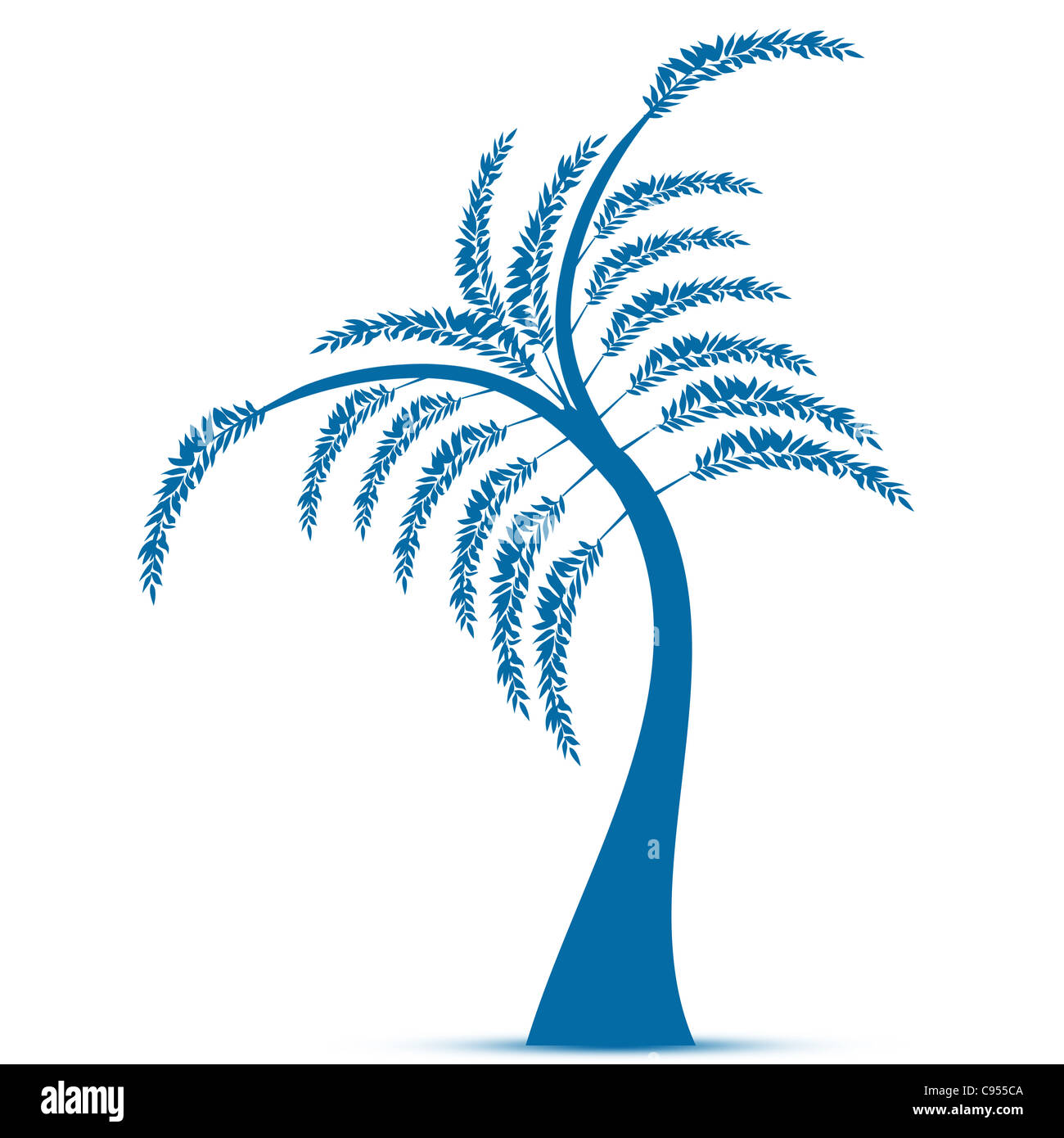 Beautiful art tree isolated on white background Stock Photo - Alamy