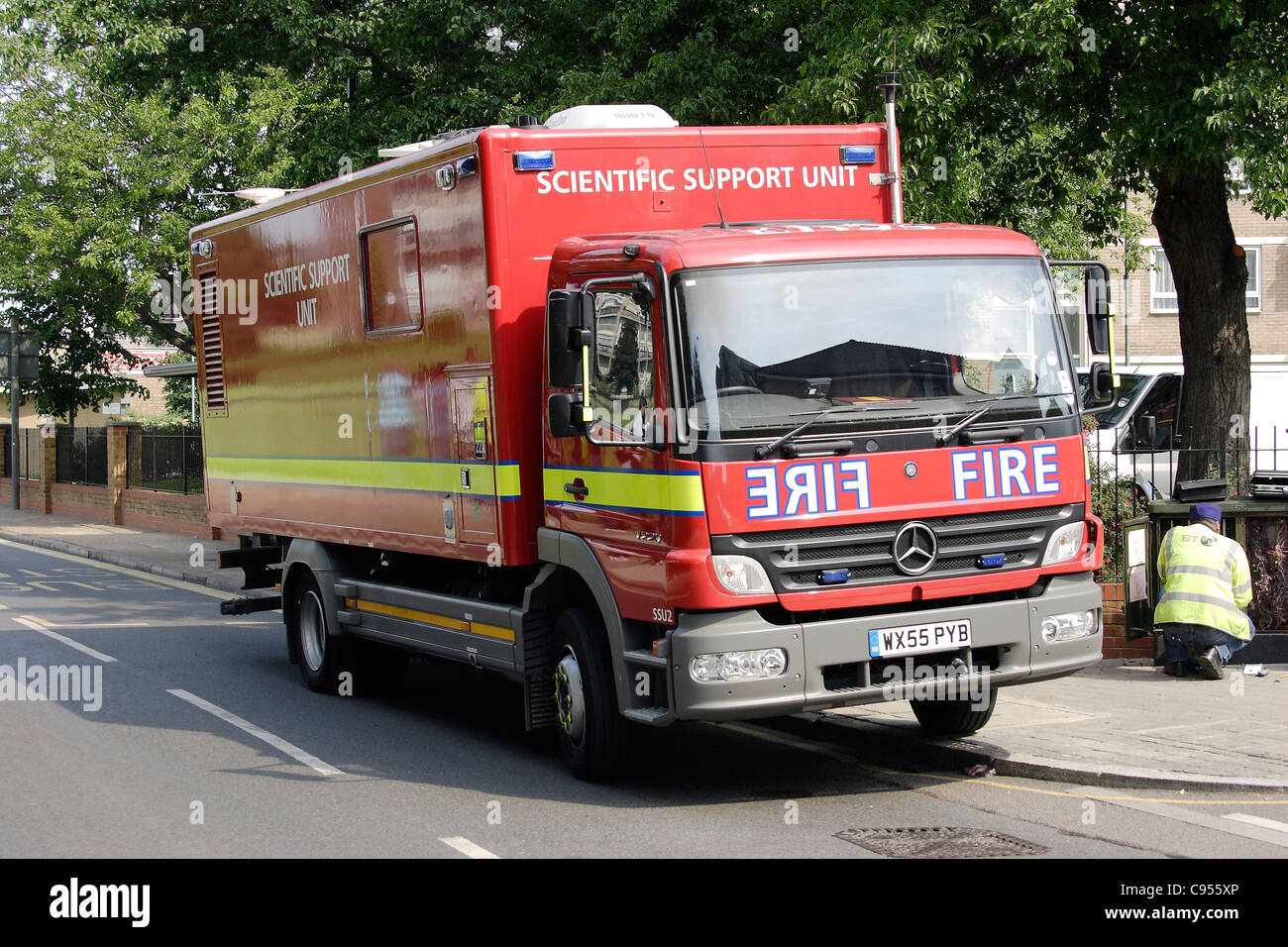 Scientific Support Unit London Fire Brigade Stock Photo - Alamy