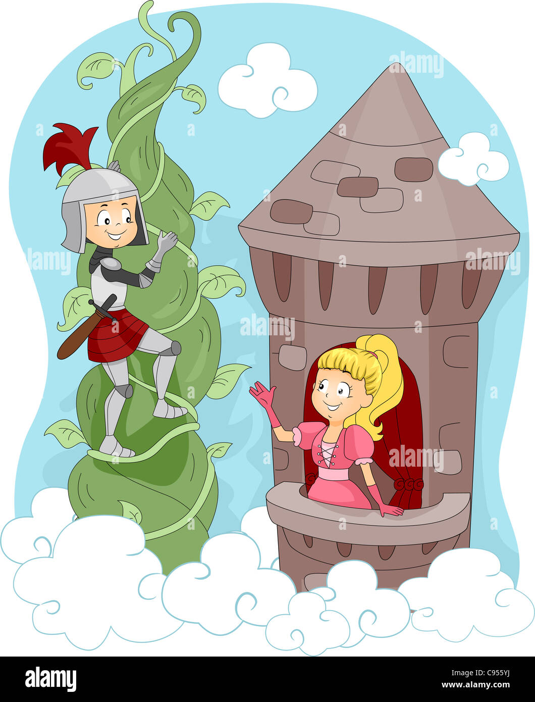 Knight and princess hi-res stock photography and images - Alamy