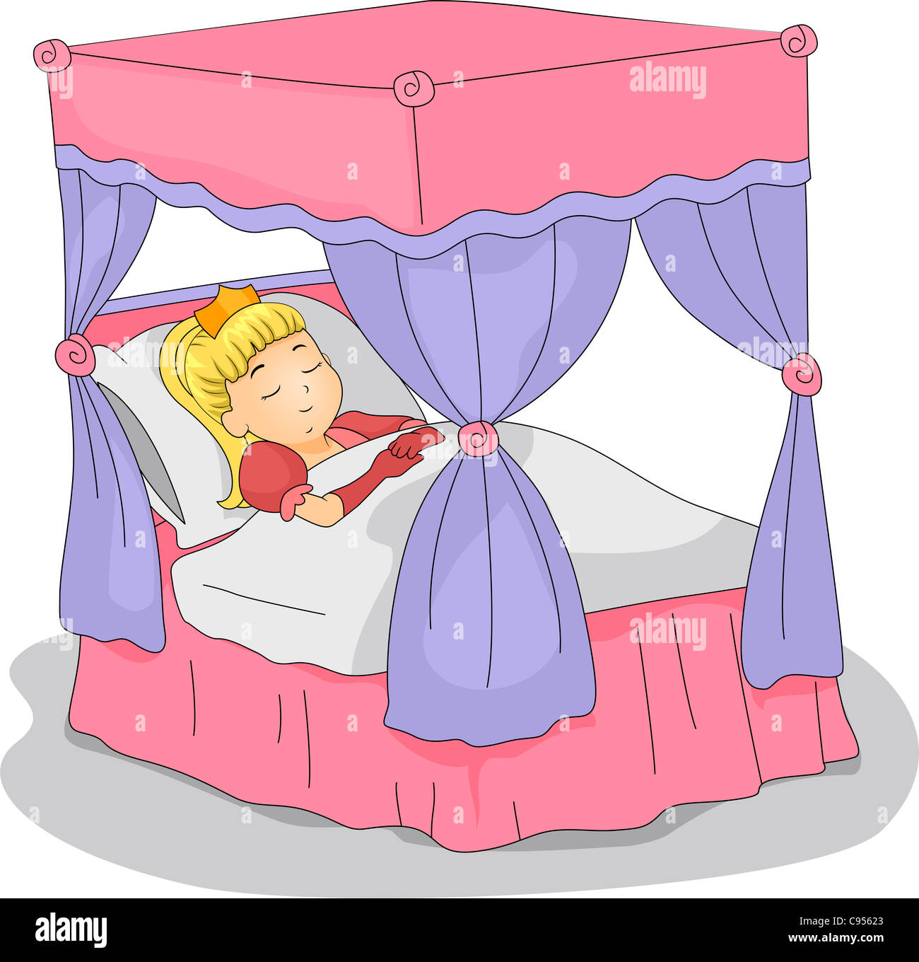 Sleeping princess hi-res stock photography and images - Alamy