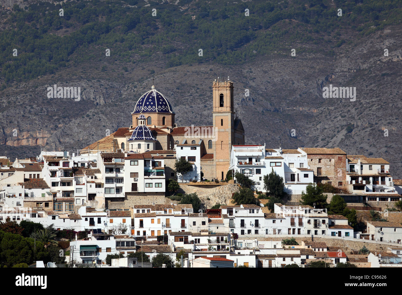 Mediterranean resort Altea, Spain Stock Photo - Alamy