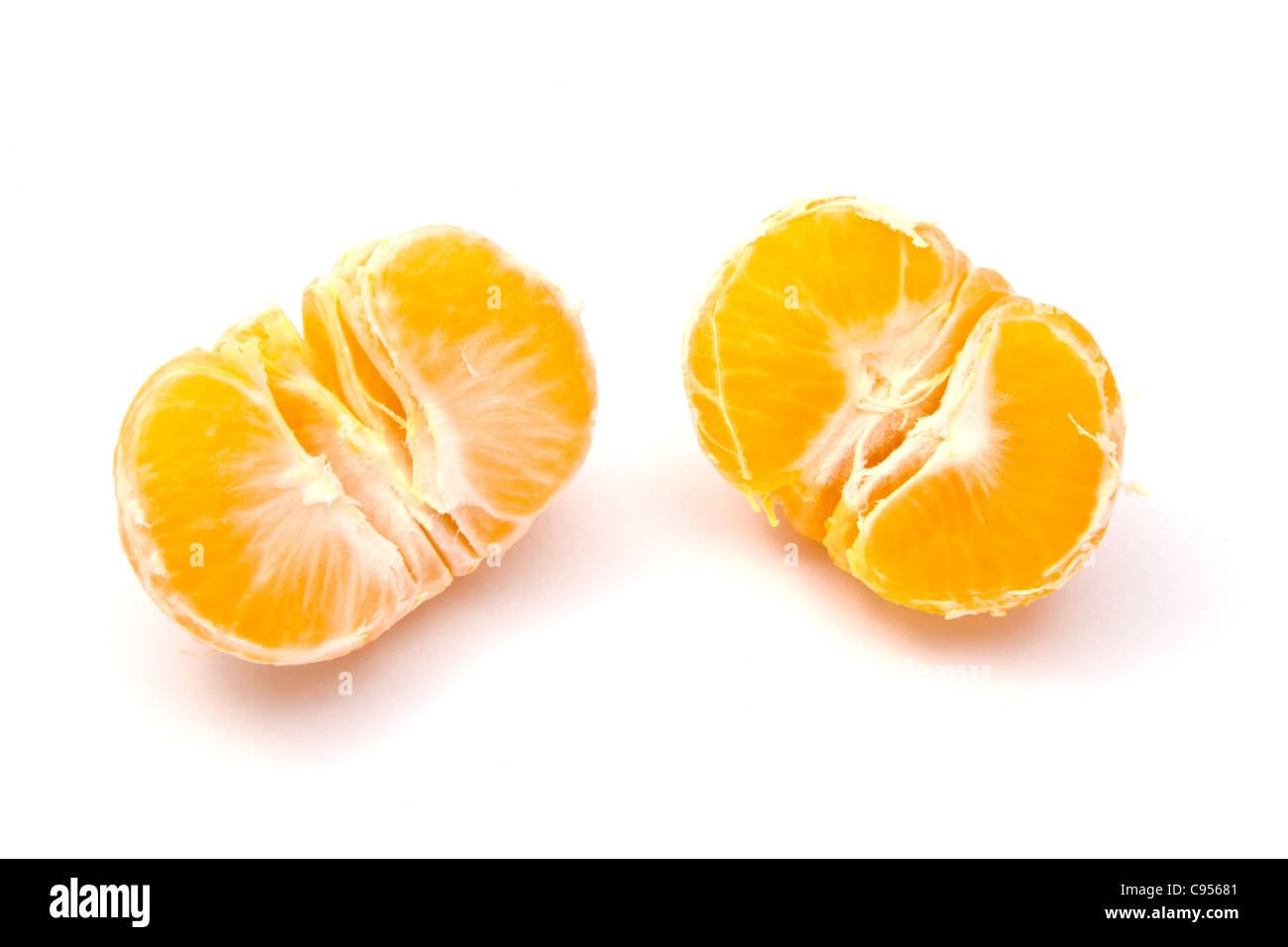 Fresh Mandarin isolated on white background Stock Photo - Alamy