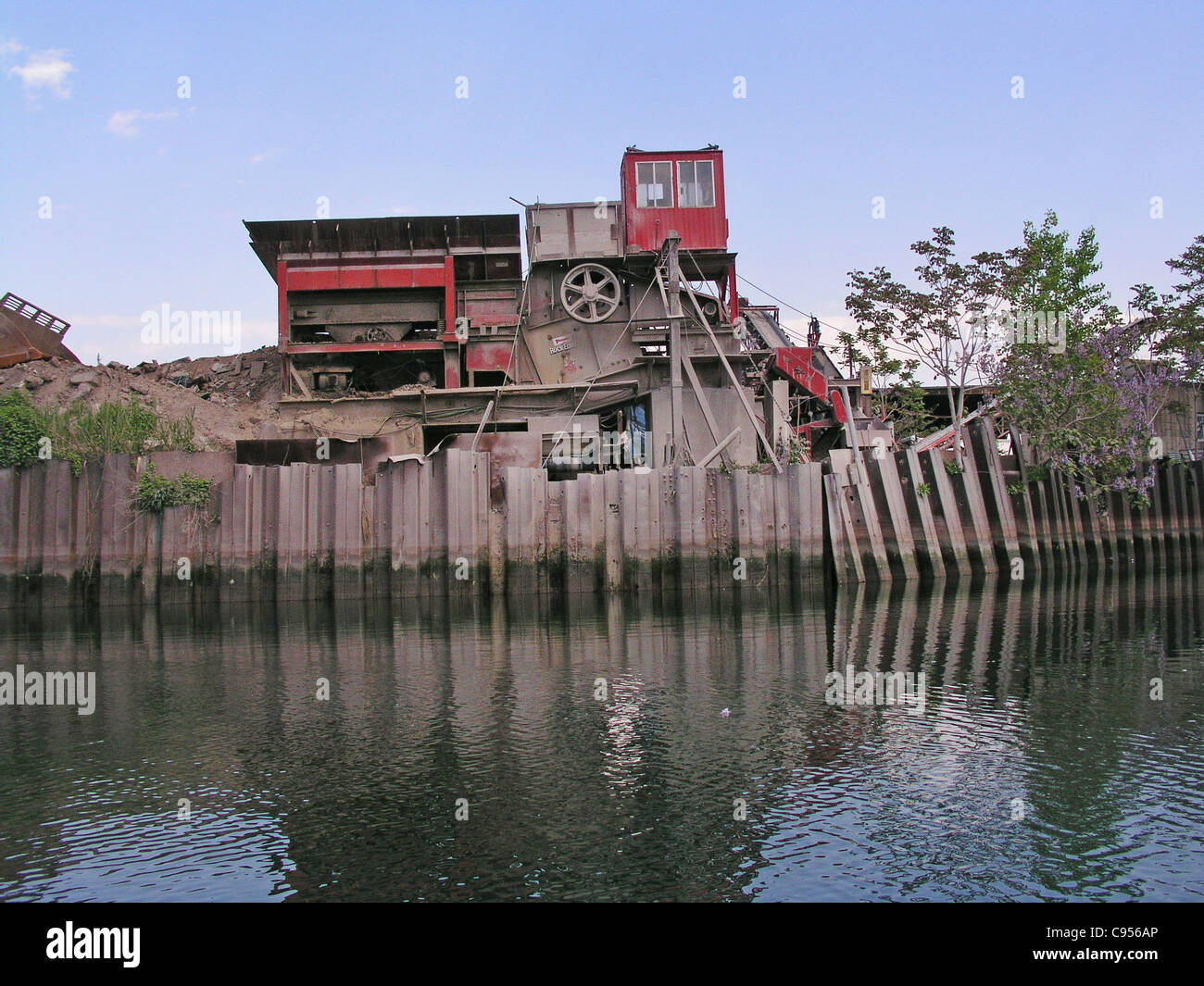 Gowanus Canal before it was cleaned up in Brooklyn New York City Stock ...