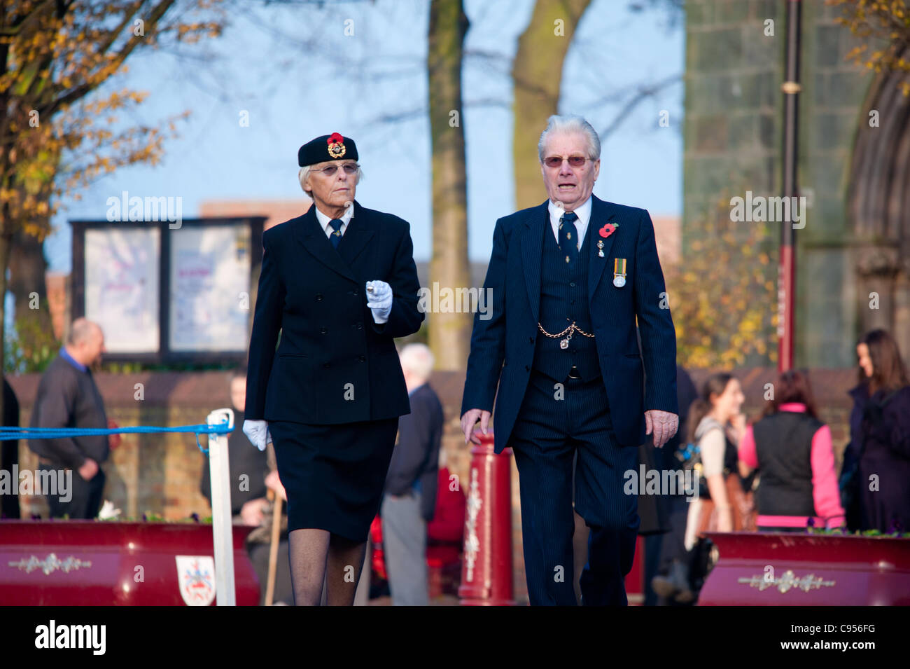 Mayor of Erewash Cllr Kevin Miller attends Remembrance Memorial Service ...