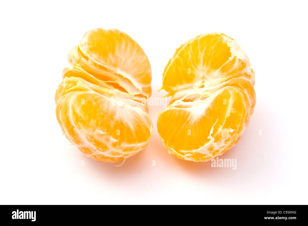 Fresh Mandarin isolated on white background Stock Photo - Alamy