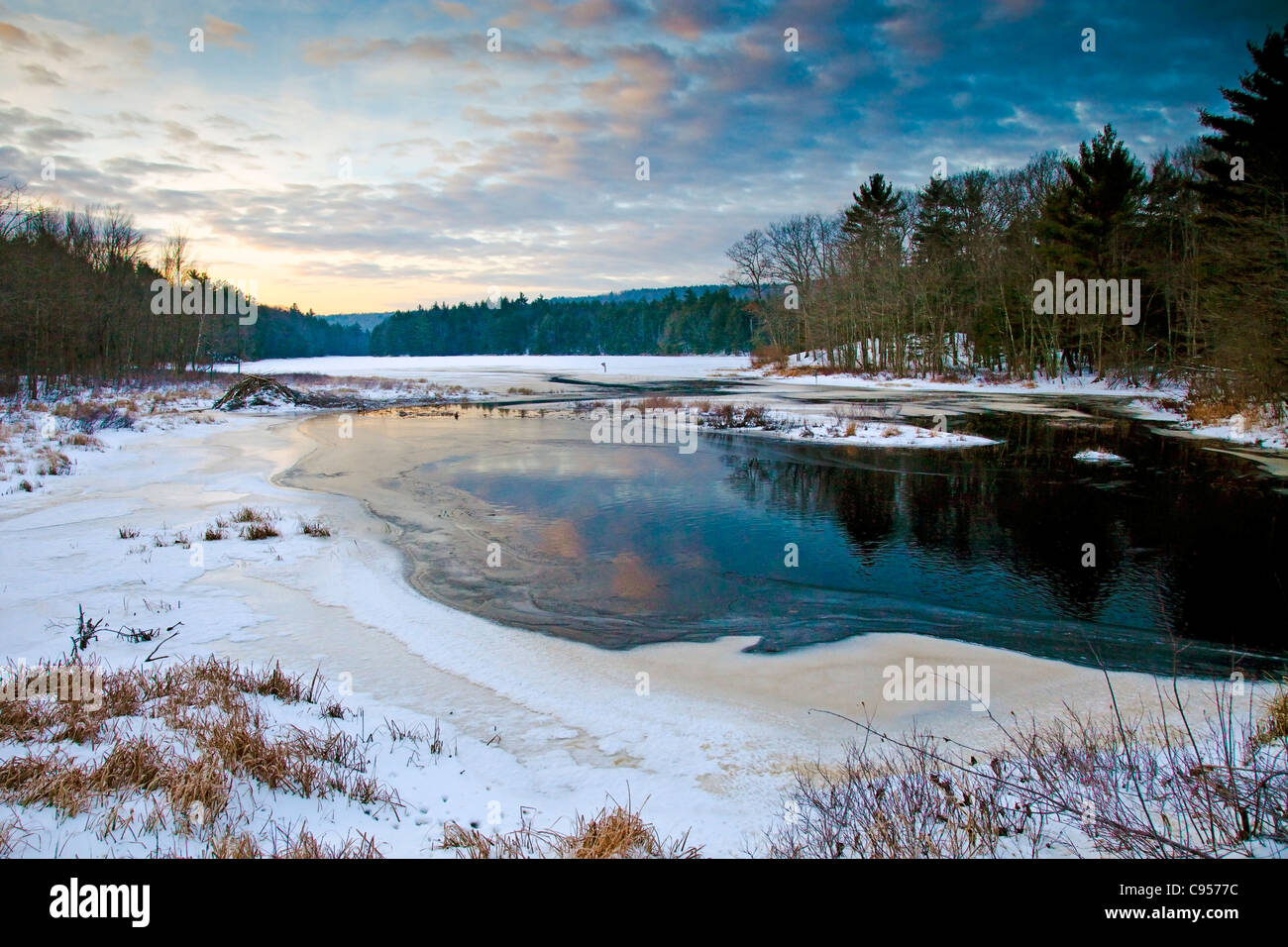 Early December morning Stock Photo - Alamy