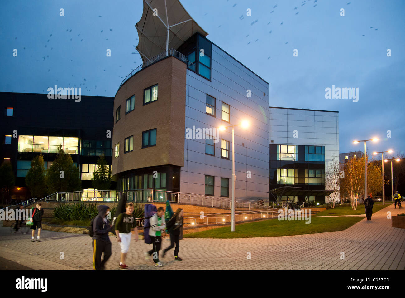 Swansea University campus, Wales UK Stock Photo - Alamy