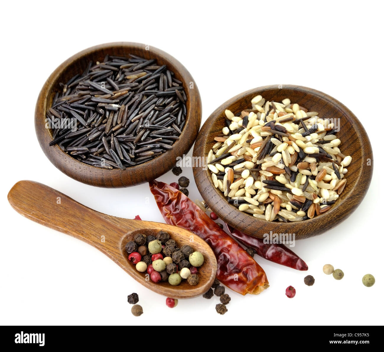 a gourmet blend of wild and whole grain brown rice Stock Photo - Alamy