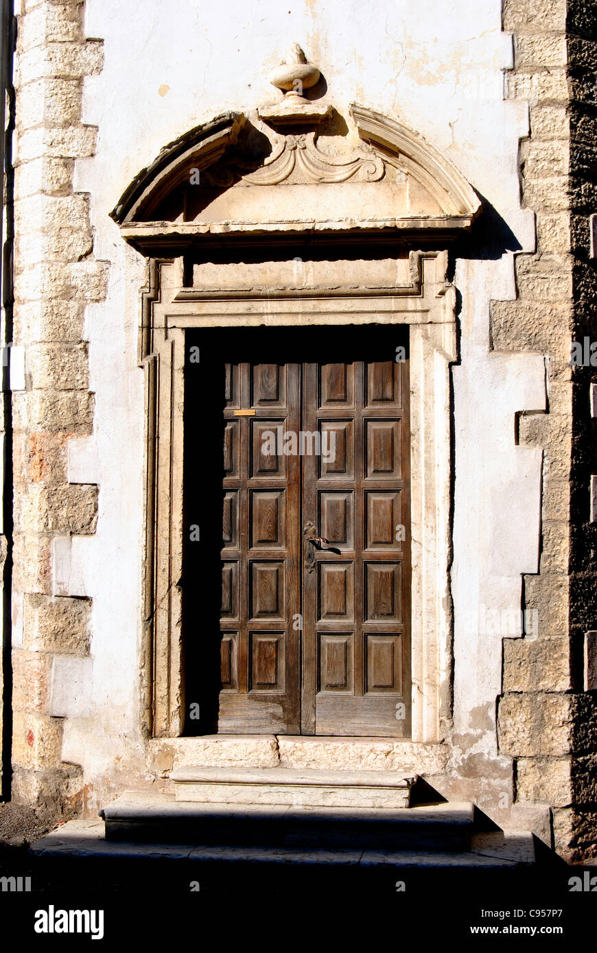 ancient eastern, wooden entrance door Stock Photo - Alamy