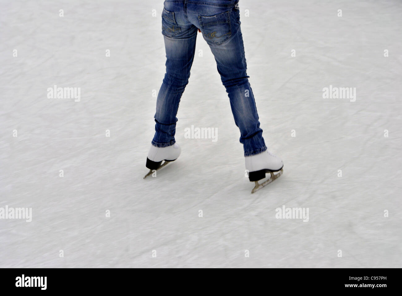 People ice skating Stock Photo - Alamy