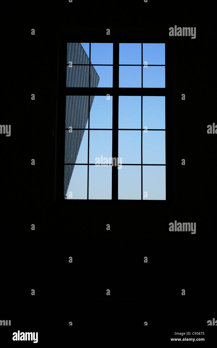 View from a window of the Military History Museum on an element of the ...