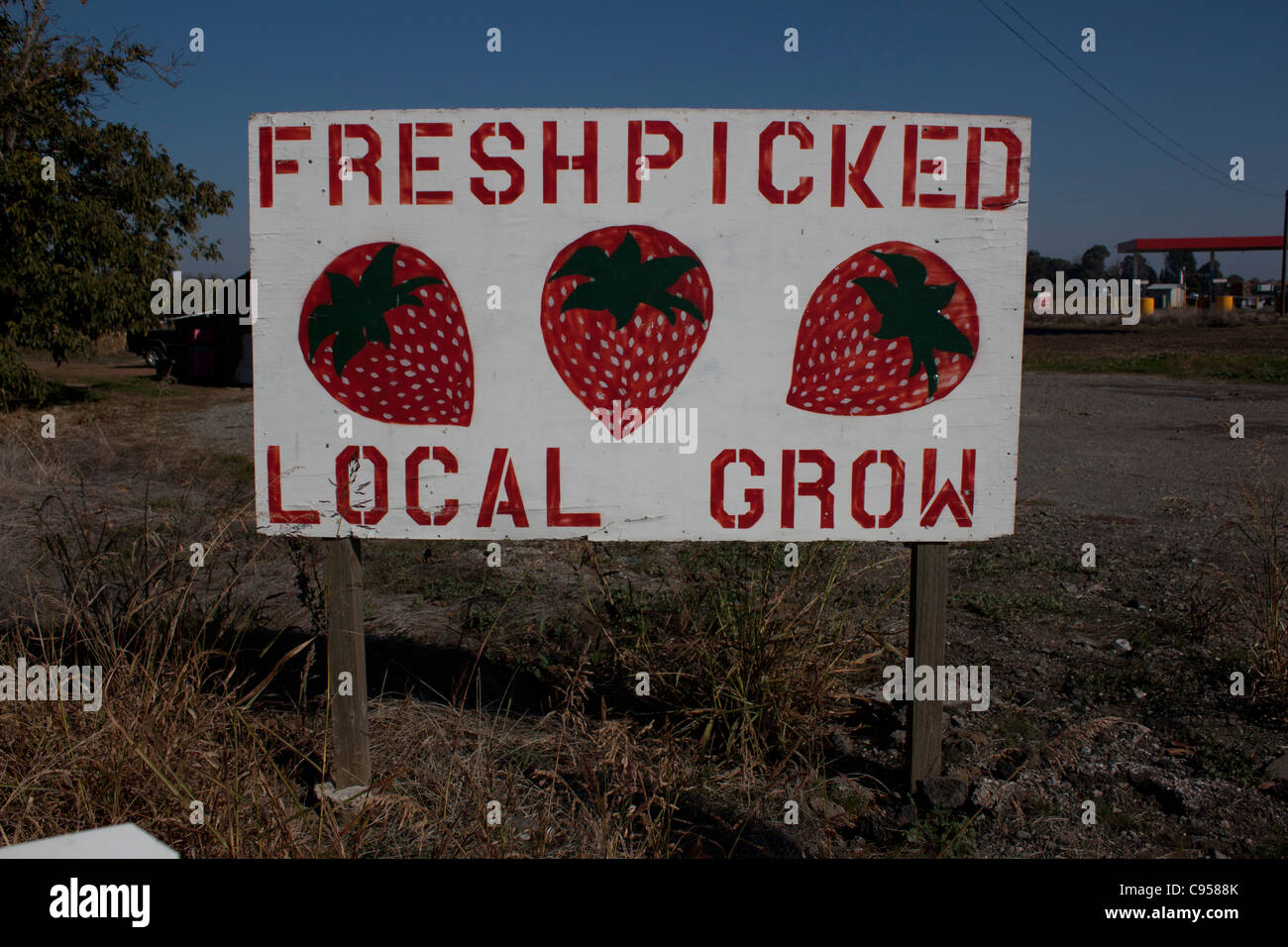 Strawberry kiosk hi-res stock photography and images - Alamy