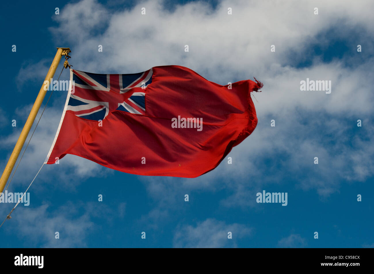 British merchant navy flag hi-res stock photography and images - Alamy