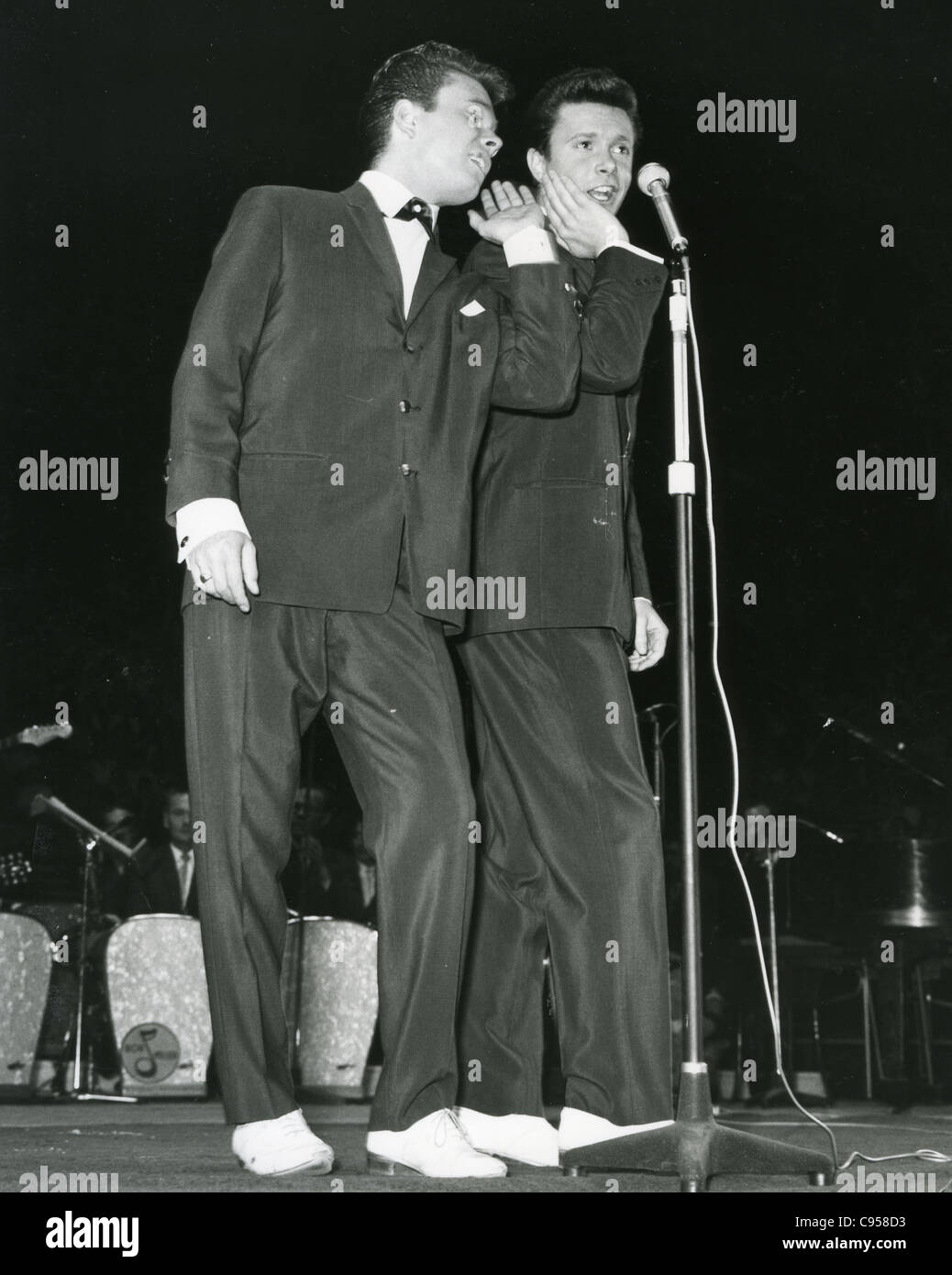BROOK BROTHERS Promotional photo of UK pop duo in 1960. Photo Harry ...