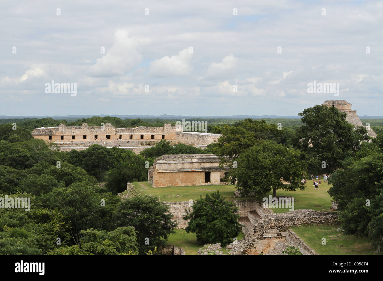 The ruins at Uxmal in Mexico Stock Photo - Alamy
