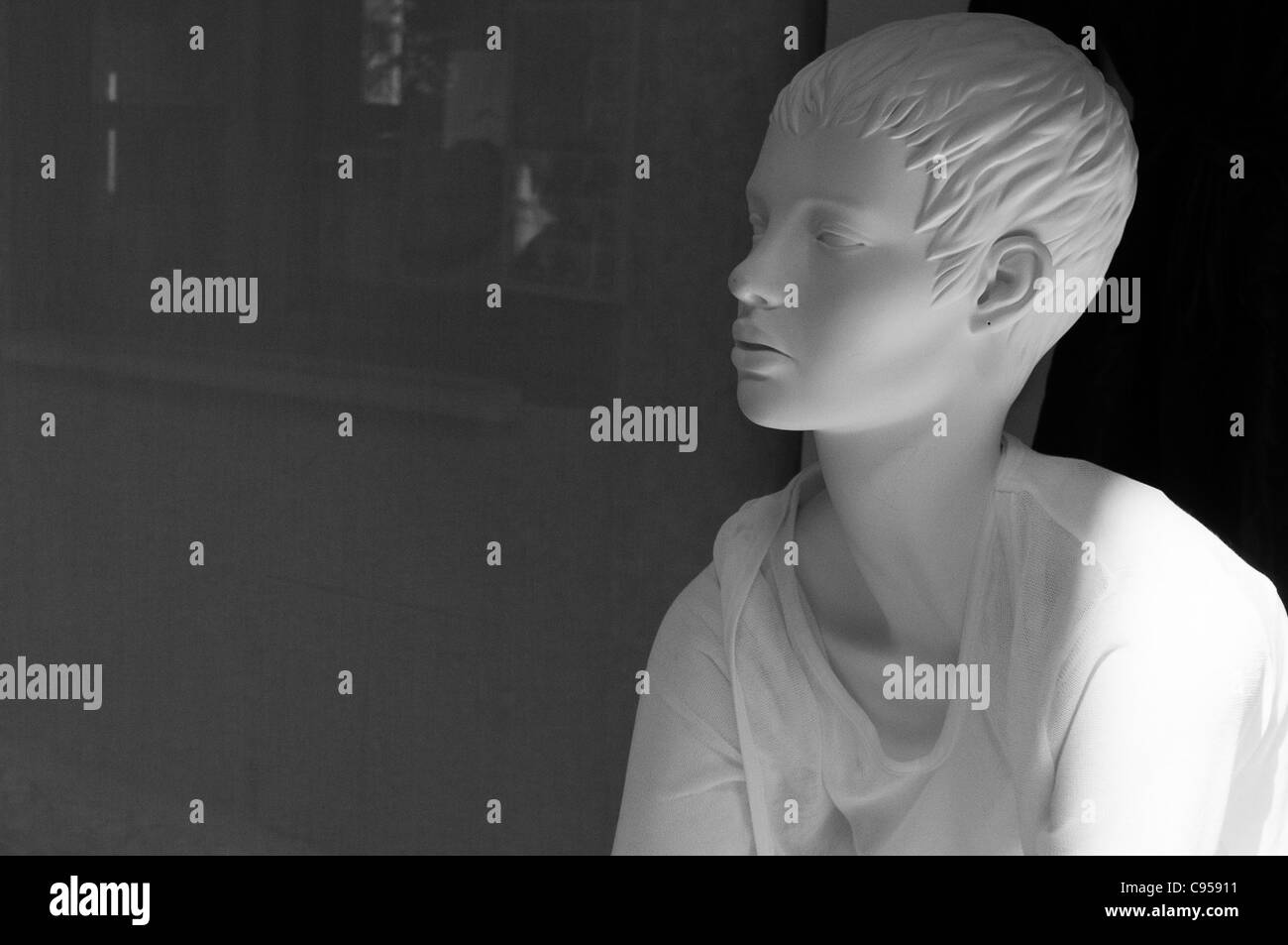 White mannequin Black and White Stock Photos & Images - Alamy