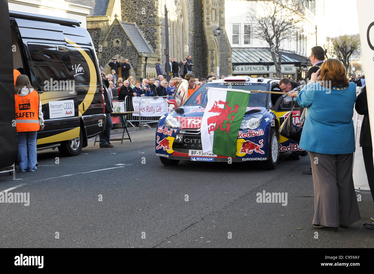 Wales Rally GB Rally competition car at the World Rally Championship ...