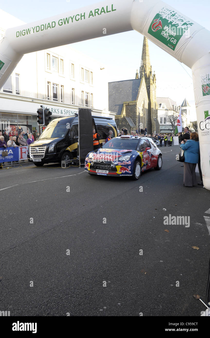 Wales Rally GB Rally competition car at the World Rally Championship ...