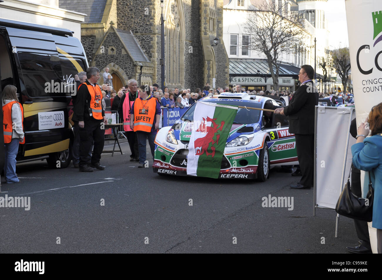 Wales Rally GB Rally competition car at the World Rally Championship ...