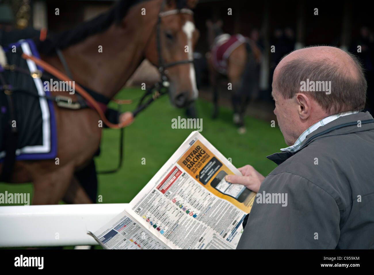 perth racecourse scotland Stock Photo - Alamy