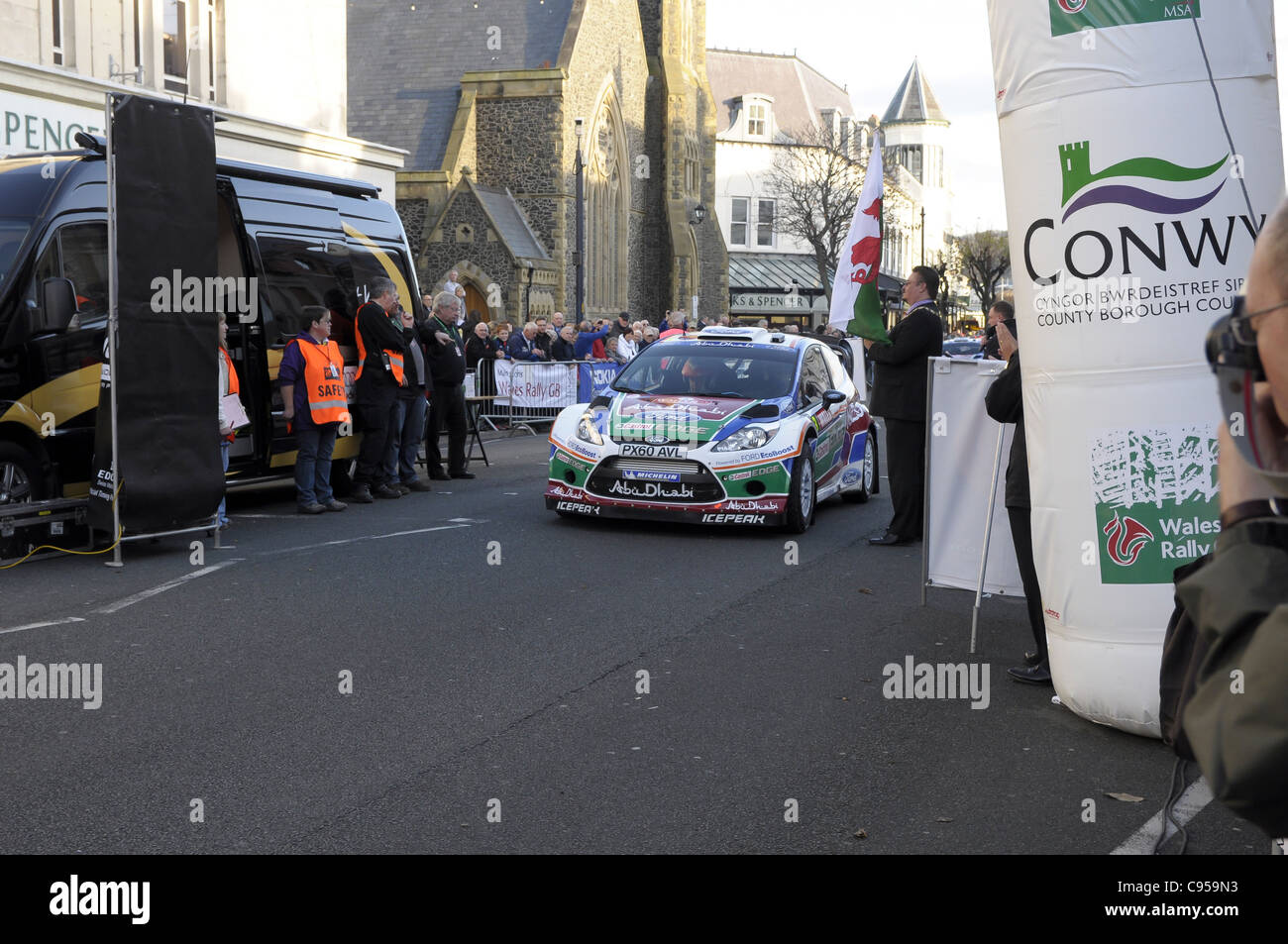 Wales Rally GB Rally competition car at the World Rally Championship ...