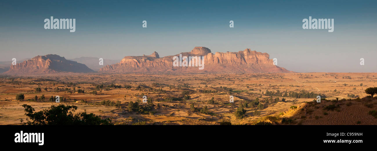 Breathtaking views from Gheralta Lodge near the village of Hawsien in ...