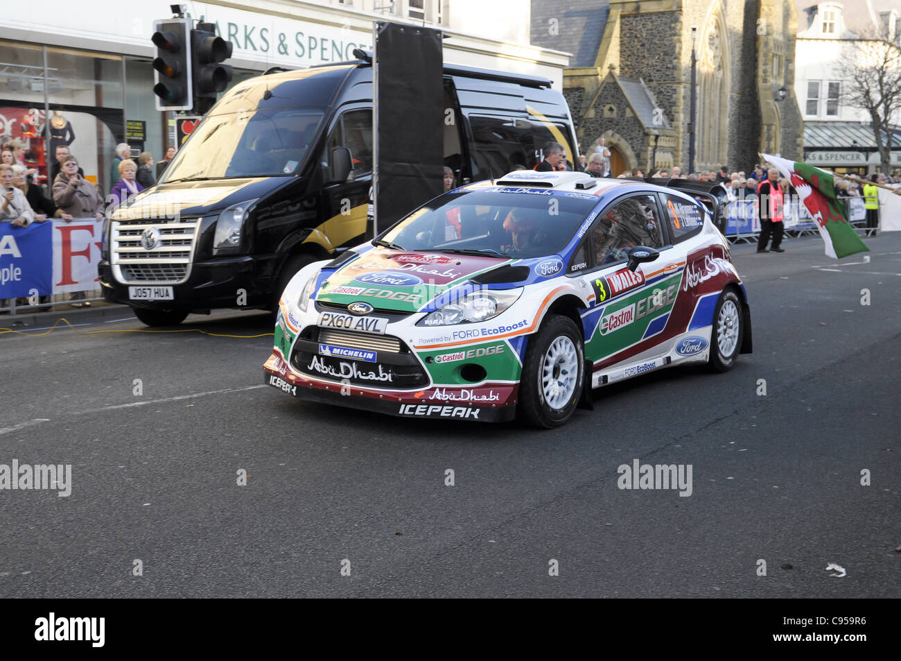 Wales Rally GB Rally competition car at the World Rally Championship ...