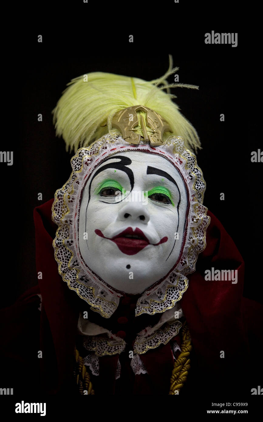 A buffoon clown poses at the 16th International Clown Convention: The ...
