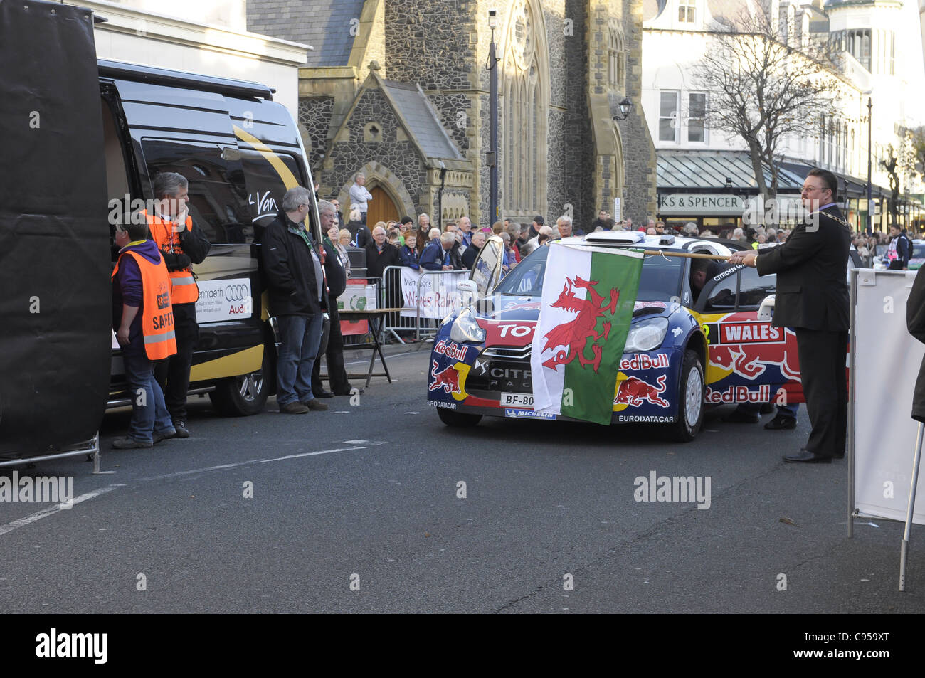 Wales Rally GB Rally competition car at the World Rally Championship ...