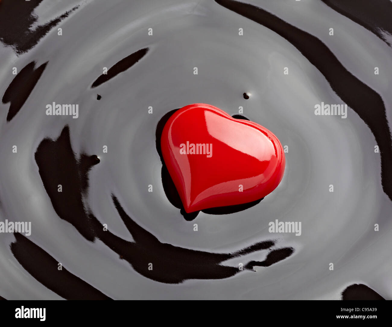 Heart broken chocolate hi-res stock photography and images - Alamy