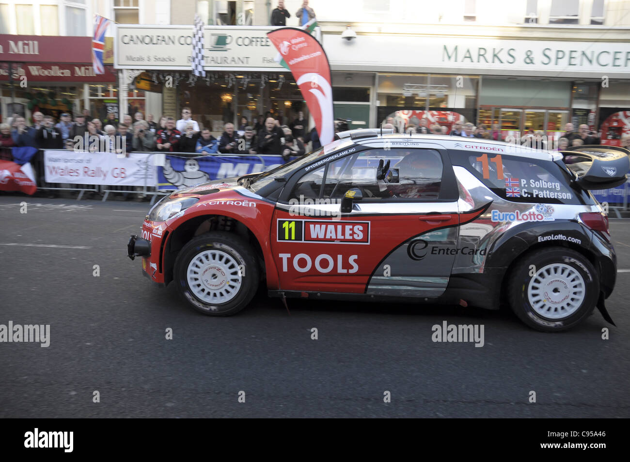 Wales Rally GB Rally competition car at the World Rally Championship ...