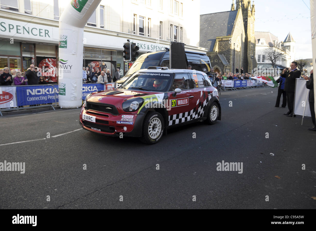 Wales Rally GB Rally competition car at the World Rally Championship ...