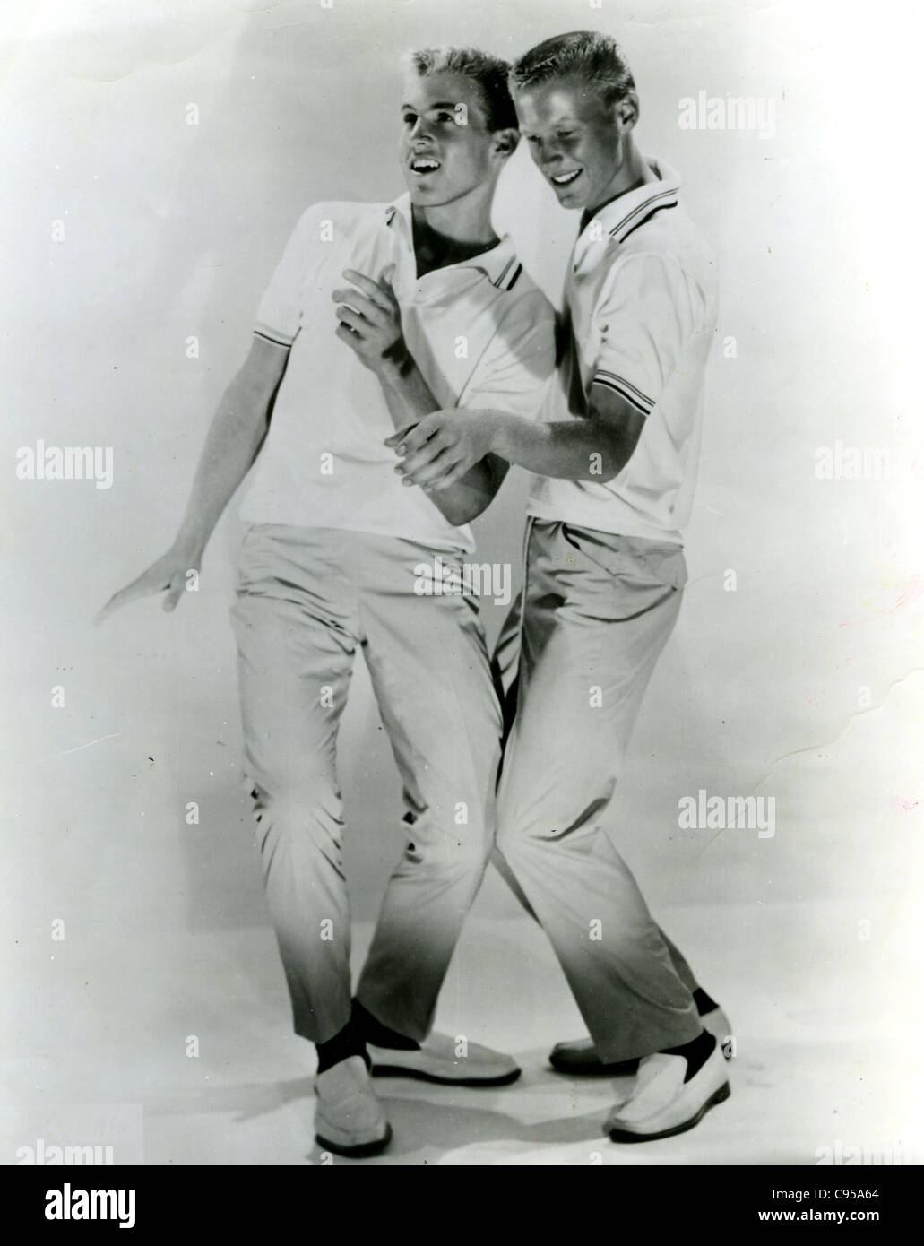 RIGHTEOUS BROTHERS Promotional photo of US vocal duo with Jan Berry at ...