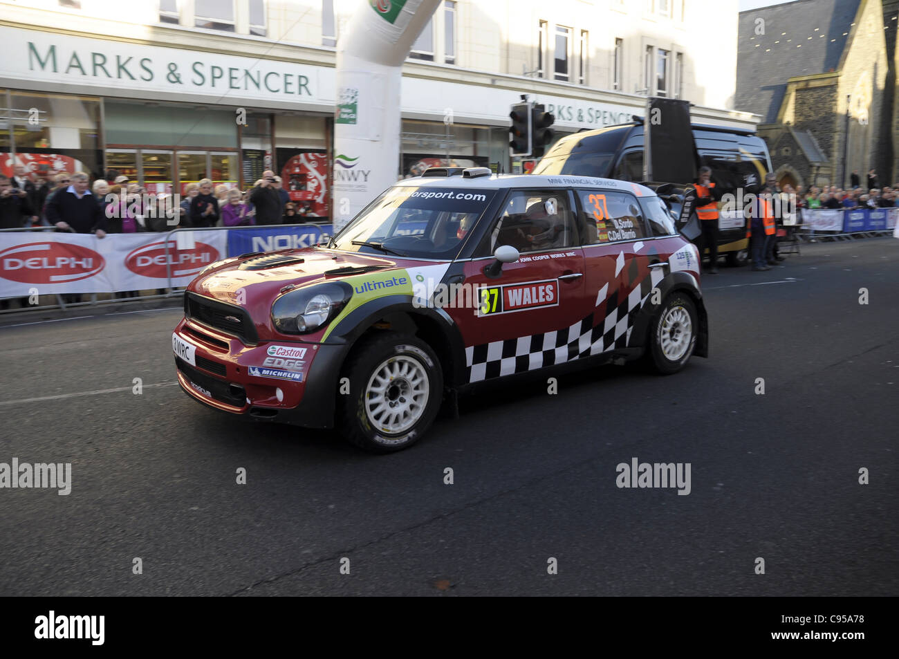 Wales Rally GB Rally competition car at the World Rally Championship ...
