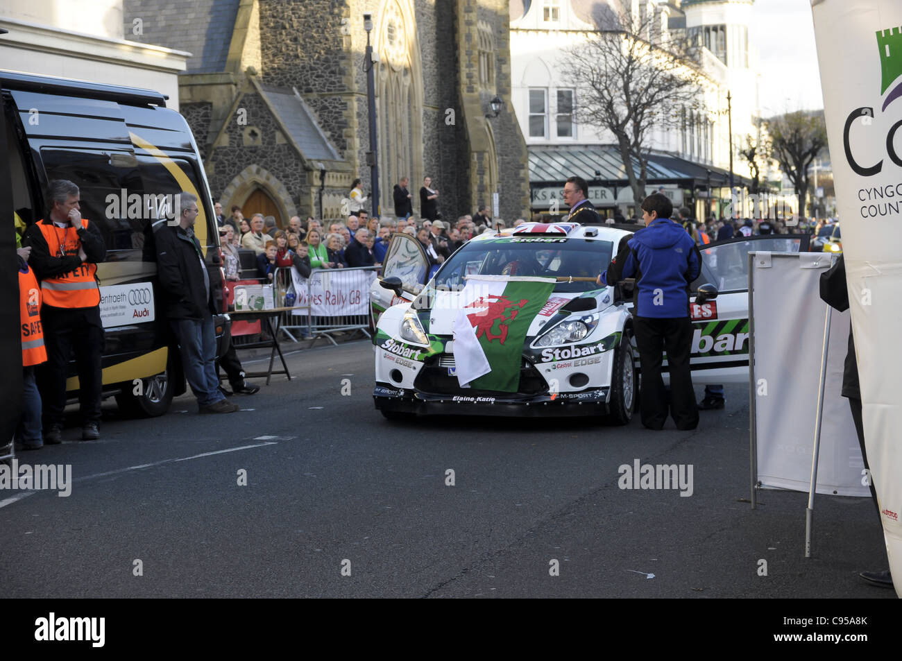 Wales Rally GB Rally competition car at the World Rally Championship ...