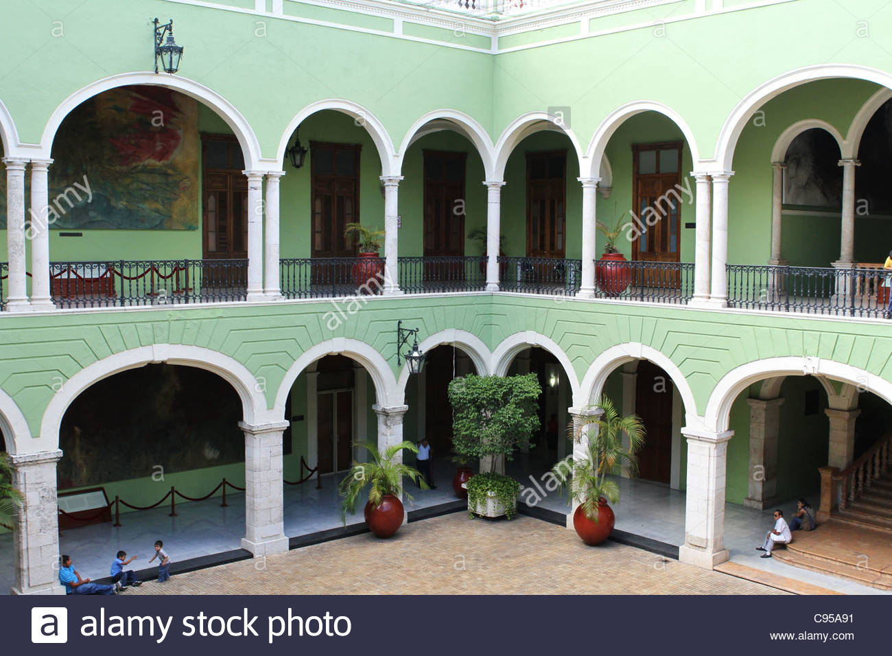 Merida Mexico And Palace High Resolution Stock Photography and Images ...