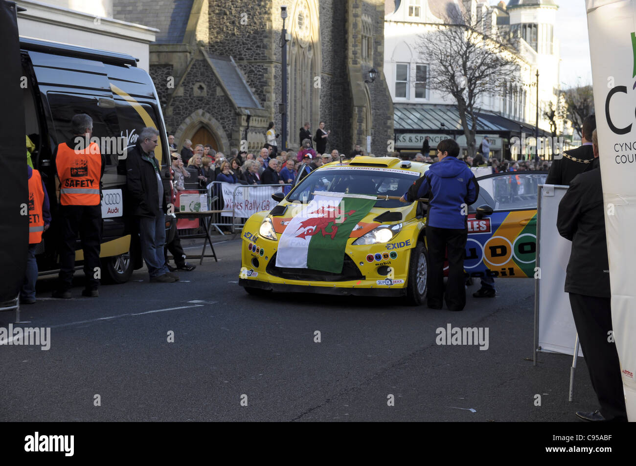 Wales Rally GB Rally competition car at the World Rally Championship ...