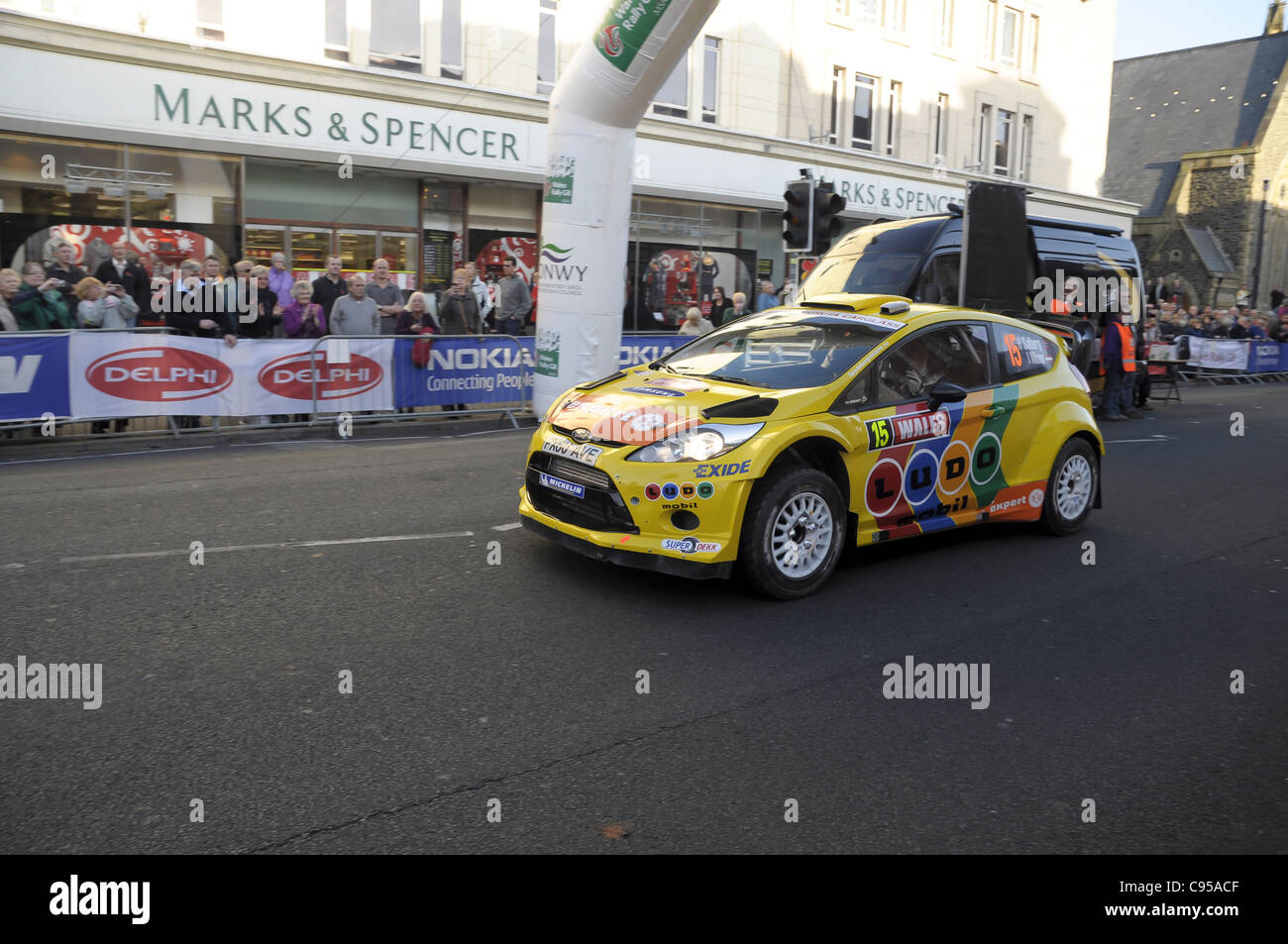 Wales Rally GB Rally competition car at the World Rally Championship ...