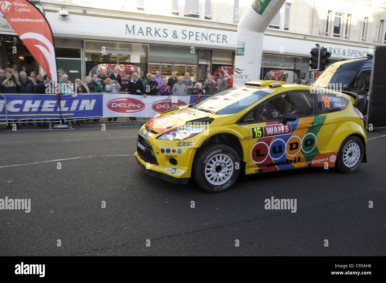 Wales Rally GB Rally competition car at the World Rally Championship ...