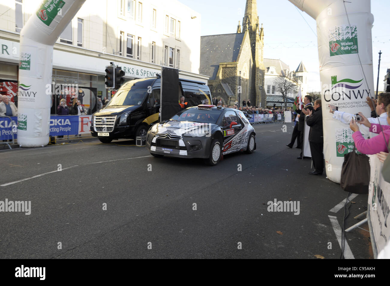 Wales Rally GB Rally competition car at the World Rally Championship ...