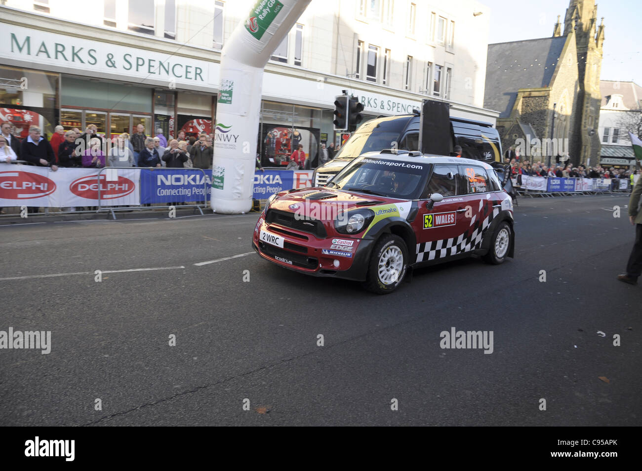 Wales Rally GB Rally competition car at the World Rally Championship ...