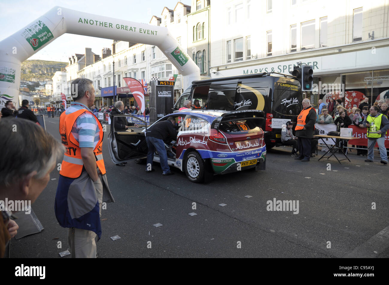 Wales Rally GB Rally competition car at the World Rally Championship ...