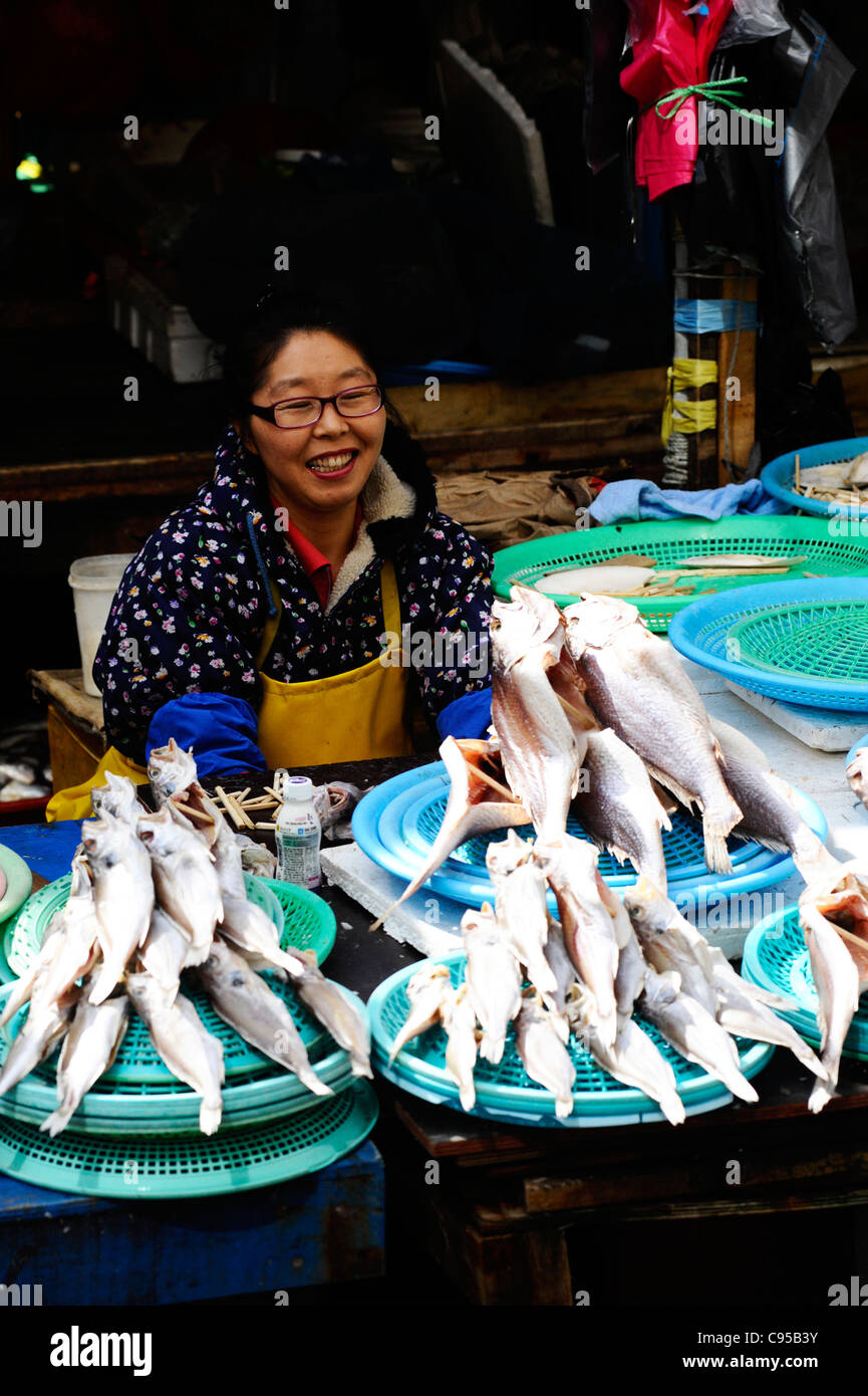 Jagalchi Fish Market, Busan, South Korea Stock Photo - Alamy