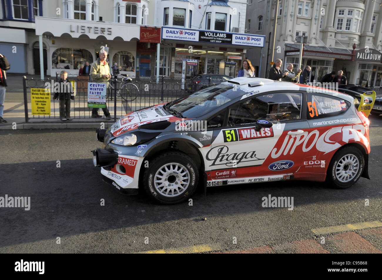 Wales Rally GB Rally competition car at the World Rally Championship ...