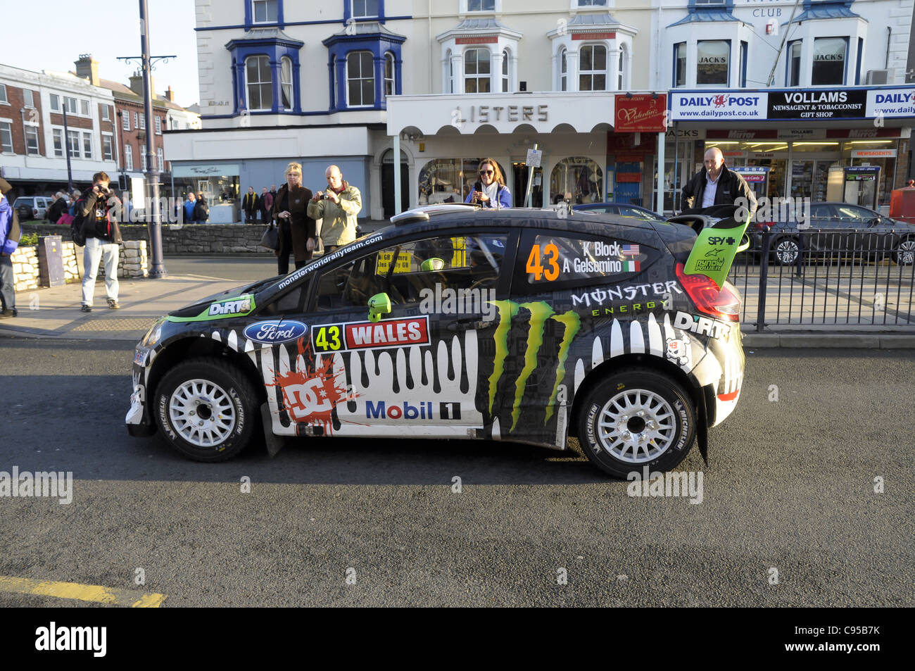 Wales Rally GB Rally competition car at the World Rally Championship ...
