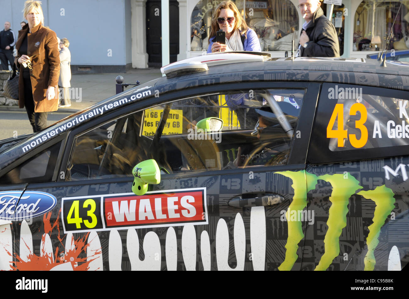 Wales Rally GB Rally competition car at the World Rally Championship ...
